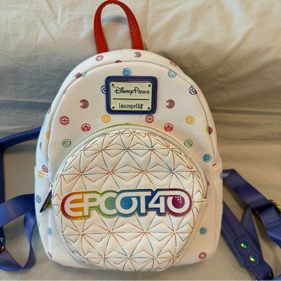 Loungefly | Bags | Disney Parks Exclusive Epcot 4th Anniversary ...
